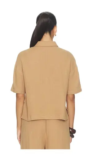 Barefoot Dreams Gauze Button Up Shirt