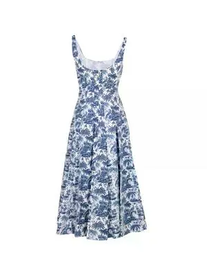 Staud Wells Midi Dress