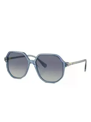 SWAROVSKI Geometric Frame Sunglasses