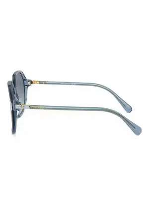 SWAROVSKI Geometric Frame Sunglasses