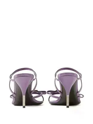 Versace Nyx Satin Mules 80mm