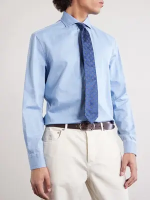 Brunello Cucinelli Silk Jacquard Neck Tie