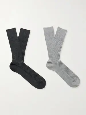 Falke Ribbed Socks For Men