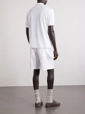 Brunello Cucinelli Logo-appliquéd Jersey Polo Shirt
