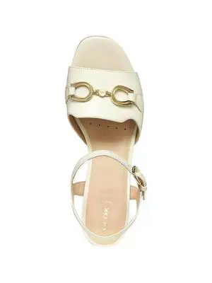 Geox Buckled Horsebit Detail Sandals