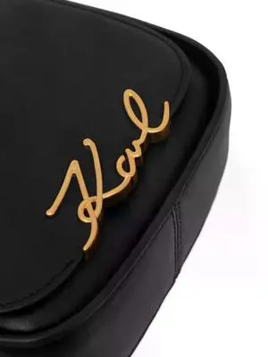 Karl Lagerfeld Signature Plaque Crossbody Bag
