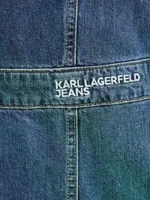 Karl Lagerfeld Denim Dress With Tie Straps