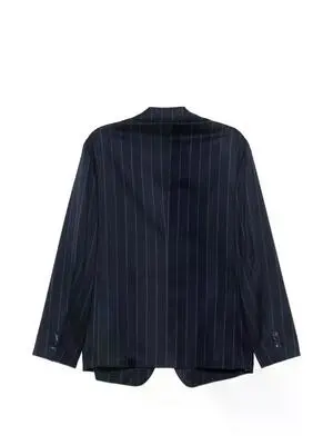 LUIGI BIANCHI MANTOVA Pinstripe-pattern Peak-lapel Suit