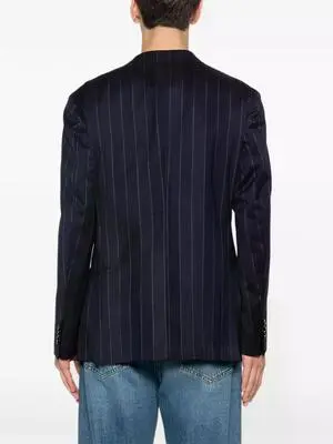 LUIGI BIANCHI MANTOVA Pinstripe-pattern Peak-lapel Suit