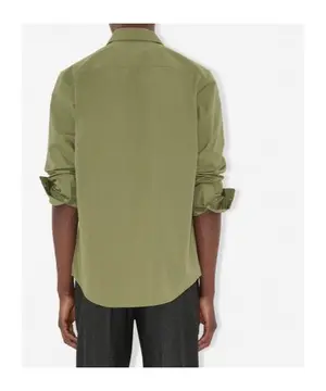 Burberry Slim Fit Cotton Shirt - Green
