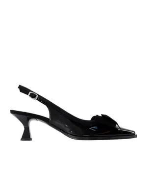 CAREL Marquise Bow Detailed Slingback Pumps
