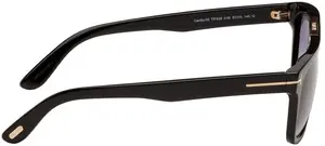 TOM FORD Logo Square Frame Sunglasses