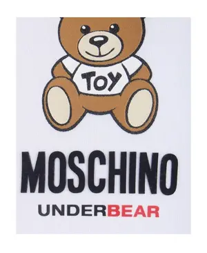 Moschino Teddy Bear Print Crewneck Sweater