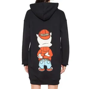 Moschino Detail Hoodie Dress