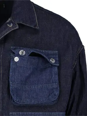 Dsquared2 Multi-pocket Denim Shirt Jacket