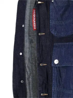 Dsquared2 Multi-pocket Denim Shirt Jacket