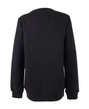 MSGM Embroidered Logo Round Neck Sweater
