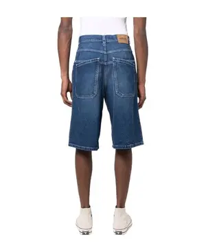 Kenzo Wide-leg Denim Shorts