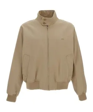 A.p.c. Zip-up Bomber Jacket - Nude