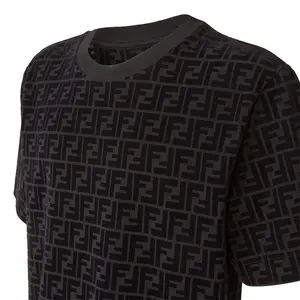 Fendi Ff Motif Oversized T-shirt - Black