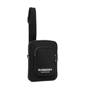 Burberry Kieran Logo Printed Shoulder Bag
