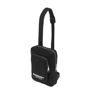 Burberry Kieran Logo Printed Shoulder Bag