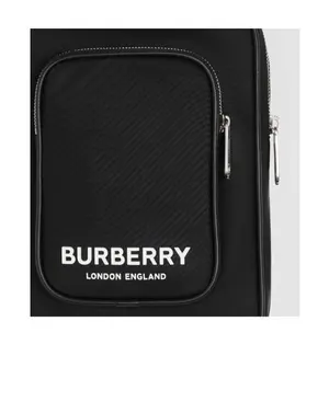 Burberry Kieran Logo Printed Shoulder Bag
