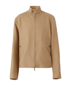 BURBERRY Burberry Goldsmith Zipped Jacket With Logo Embroidery