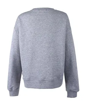 MSGM Embellished Logo Sweatshirt - Gray