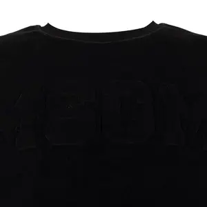 MSGM Logo Pullover With Ribbed Details - Black