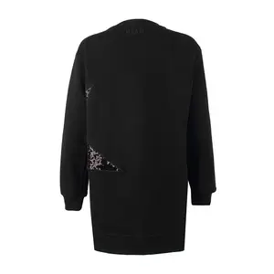 MSGM Long-sleeved Sequined Star Sweatshirt
