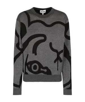 Kenzo Devoré-effect Cotton Jumper