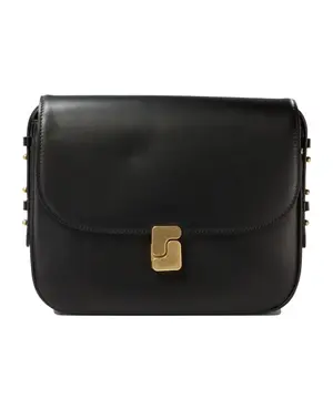 Soeur Structured Flap Crossbody Bag