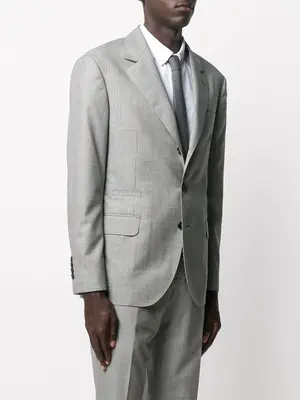 Brunello Cucinelli Check-print Virgin-wool Blazer