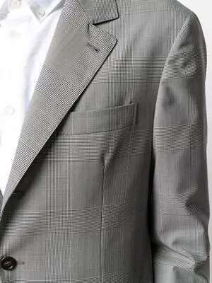 Brunello Cucinelli Check-print Virgin-wool Blazer