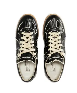 MAISON MARGIELA Replica Panelled Sneakers - Black