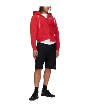 Undercover X Champion Logo-embossed Shorts - Red