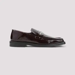 Martine Rose Chain Detail Patent Leather Loafers