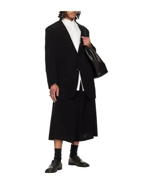 Yohji Yamamoto 8 Tucks Wide Leg Trousers
