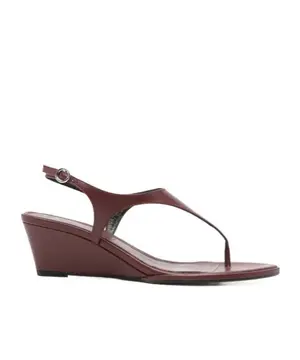 AeydĒ Roose Leather Wedge Sandals - Multicolor