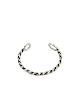 Isabel Marant Étoile Open Cross Silver Bracelet - Gray