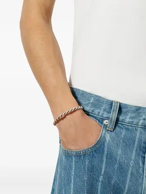 Isabel Marant Étoile Open Cross Silver Bracelet