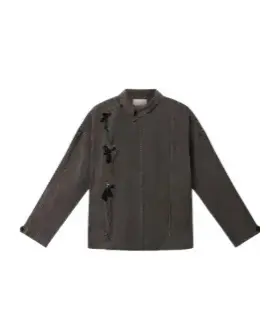 Isabel Marant Étoile Oversized Lace-up Linen Jacket
