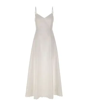 MC2 SAINT BARTH Embroidered A-line Dress