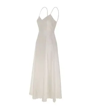 MC2 SAINT BARTH Embroidered A-line Dress
