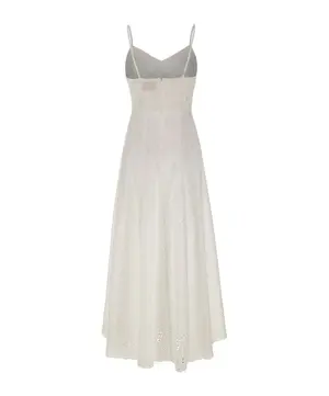 MC2 SAINT BARTH Embroidered A-line Dress