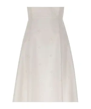 MC2 SAINT BARTH Embroidered A-line Dress