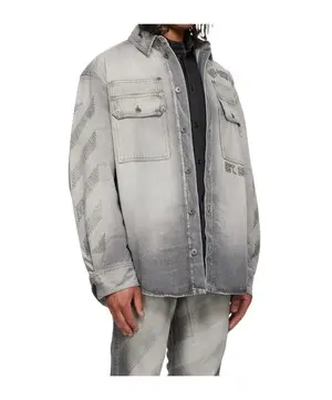 Off-White Long-sleeved Denim Jacket