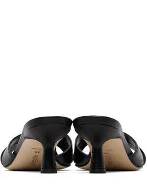AeydĒ Vero Crossover Heeled Sandals - Black