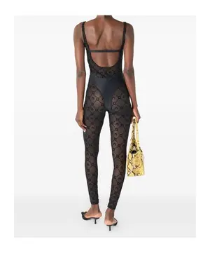 MARINE SERRE Moonogram Mesh Catsuit
